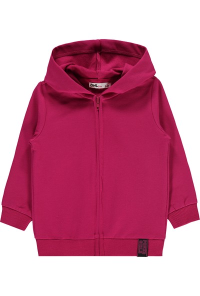 Civil Girls Kız Çocuk Kapüşonlu Hırka 2-5 Yaş Mürdüm
