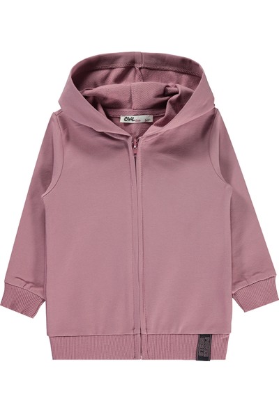Civil Girls Kız Çocuk Kapüşonlu Hırka 2-5 Yaş Gül Kurusu