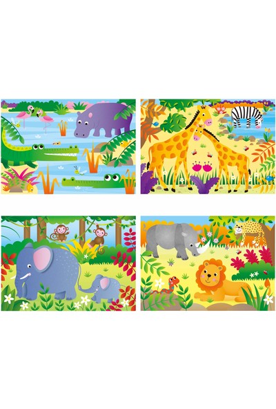 Galt 4 Yapboz 1 Arada - Orman