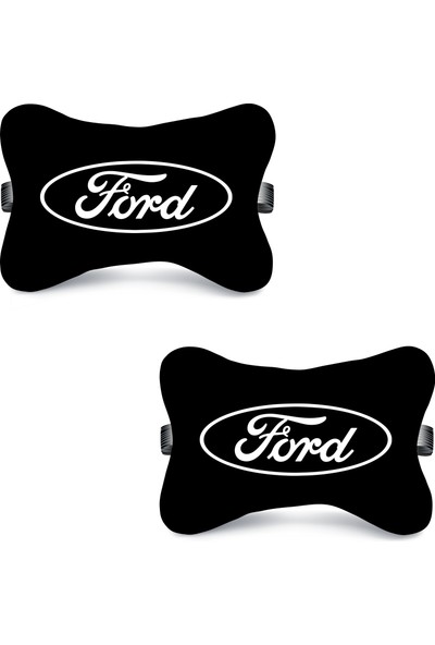 Faa Home Ford 2 Li Lüks Araç Boyun Yastığı - Siyah Faa Home Ford 2 Li Lüks Araç Boyun Yastığı - Siyah
