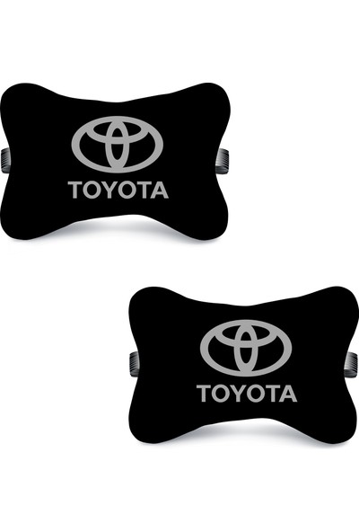 Faa Home Toyota 2 Li Lüks Araç Boyun Yastığı - Siyah Faa Home Toyota 2 Li Lüks Araç Boyun Yastığı - Siyah