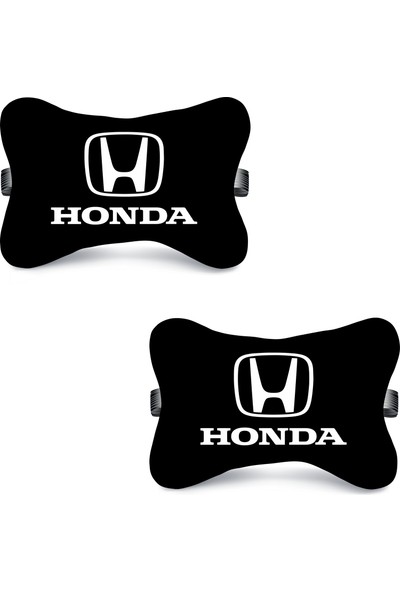 Faa Home Honda 2 Li Lüks Araç Boyun Yastığı - Siyah Faa Home Honda 2 Li Lüks Araç Boyun Yastığı - Siyah