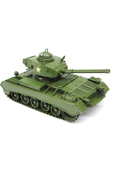 Nusrat Bilişim El Yapımı Metal Tank Maketi