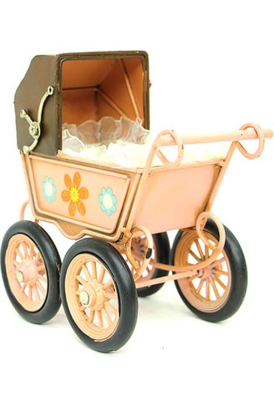 Nusrat Bilişim Dekoratif Metal Bebek Arabası El Işçiliği