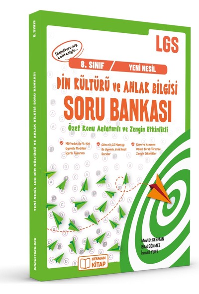 Kesman Kitap Yeni Nesil Lgs Din Kültürü ve Ahlak Bilgisi Soru Bankası Kesman Kitap Yeni Nesil Lgs Din Kültürü ve Ahlak Bilgisi Soru Bankası