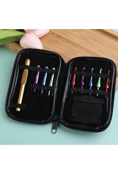 Skc Çantalı Alüminyum Tığ Seti 8'li A013