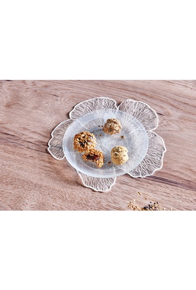 Caka Home 2'li Supla Gipürlü Tül Ekru Renkli