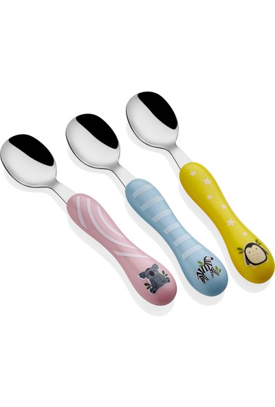 The Mia Bebek Mama Kaşığı Seti 3 Parça