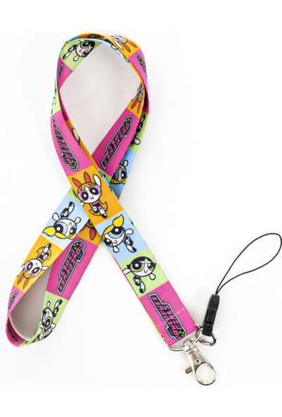 Alp Collection Powerpuff Girls Boyun Ipi Telefon Askısı Yaka Kartı