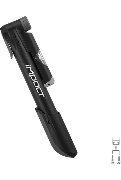 Impact Cleval 2 Akıllı Valf Göstergeli Pompa 120PSI Impact Cleval 2 Akıllı Valf Göstergeli Pompa 120PSI