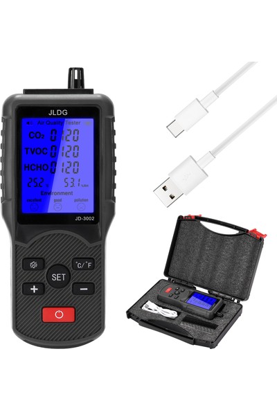 Sprotauto Çok Fonksiyonlu Hava Test Cihazı Co2 Tvoc (Yurt Dışından) Sprotauto Çok Fonksiyonlu Hava Test Cihazı Co2 Tvoc (Yurt Dışından)