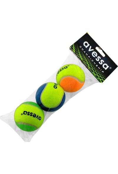 Avessa TT-200 Dura Dokulu Keçe Yapıya Sahip Her Tip Kort Için Uygun Renkli Tenis Topu 3 Adet Avessa TT-200 Dura Dokulu Keçe Yapıya Sahip Her Tip Kort Için Uygun Renkli Tenis Topu 3 Adet