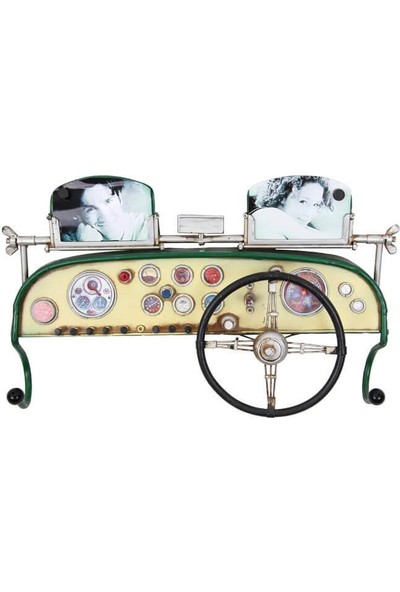 Ezolan Dekoratif Metal Askı Çerçeveli ve Araba Konsolu Temalı Hediyelik Ezolan Dekoratif Metal Askı Çerçeveli ve Araba Konsolu Temalı Hediyelik