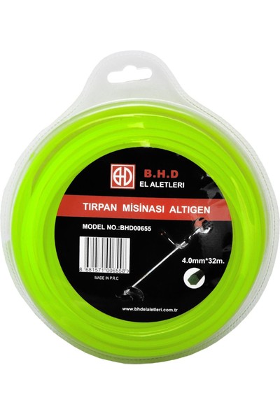 BHD Tırpan Misina Altıgen 4 mt BHD Tırpan Misina Altıgen 4 mt