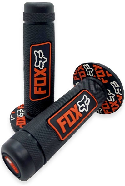 Knmaster Fox Motosiklet Siyah-Turuncu Elcik Takımı Knmaster Fox Motosiklet Siyah-Turuncu Elcik Takımı