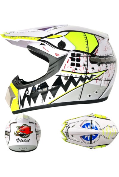 Heylife Üç Parçalı Dört Mevsim Motorsiklet Off-Road Chopper Kask-S (Yurt Dışından) Heylife Üç Parçalı Dört Mevsim Motorsiklet Off-Road Chopper Kask-S (Yurt Dışından)