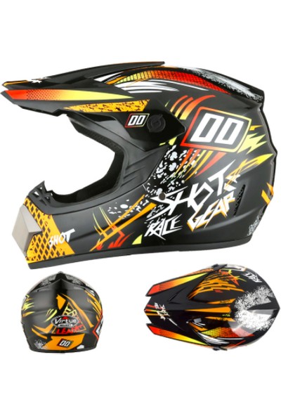Heylife Üç Parçalı Dört Mevsim Motorsiklet Off-Road Chopper Kask-S (Yurt Dışından) Heylife Üç Parçalı Dört Mevsim Motorsiklet Off-Road Chopper Kask-S (Yurt Dışından)