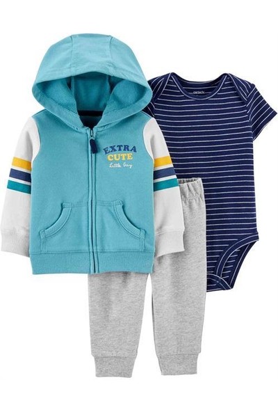 Carter's Carters-Erkek Bebek 3'lü Set - CS-1J080610 Carter's Carters-Erkek Bebek 3'lü Set - CS-1J080610