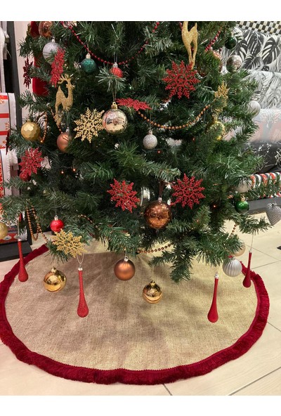 Tue Home Design Hasır Görünümlü Püskül Kenar Ağaç Örtüsü Tue Home Design Hasır Görünümlü Püskül Kenar Ağaç Örtüsü