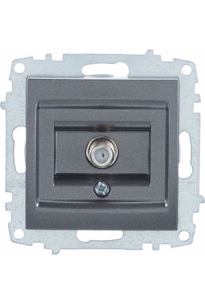 Elbi Zena Uydu Prizi ve Çerçeve Füme Renk