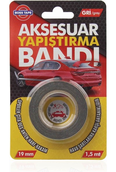 Boss Tape Araç Aksesuar - Ogs -Spoiler - Anten - Harf Yapıştırma Bandı Boss Tape Araç Aksesuar - Ogs -Spoiler - Anten - Harf Yapıştırma Bandı
