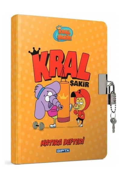 Gıpta Kilitli İp Dikişli Sert Kapaklı Defter 14 x 20 cm