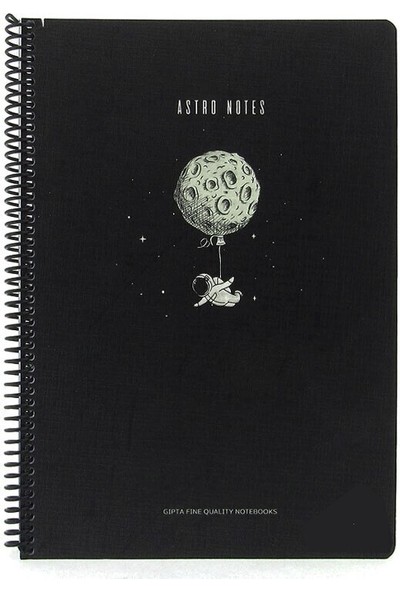 Gıpta A4 Astro Notes Çizgili Spiralli Karton Kapaklı Defter 100 Yaprak Gıpta A4 Astro Notes Çizgili Spiralli Karton Kapaklı Defter 100 Yaprak