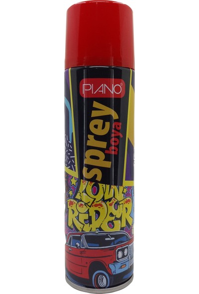 Piano Kırmızı Sprey Boya 200ML Piano Kırmızı Sprey Boya 200ML