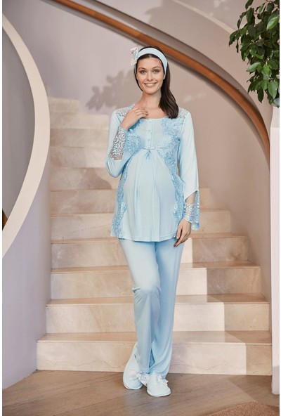 Makro Lohusa Pijama Takım Mecit 5015