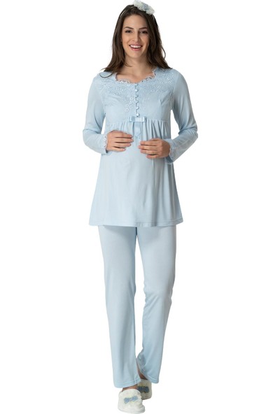 Mecit Pijama 5414 Lohusa Pjama Takımı