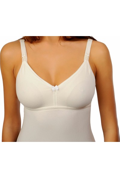 Safemom - Klasik Emzirme Atleti Krem 90