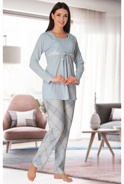 Effort Pijama Effortt Lohusa Emzirme Pijama Takım Effort Pijama Effortt Lohusa Emzirme Pijama Takım