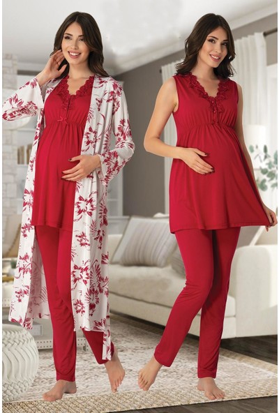 Lohusa Pijama Sabahlık Takım Effort 8034 Lohusa Pijama Sabahlık Takım Effort 8034