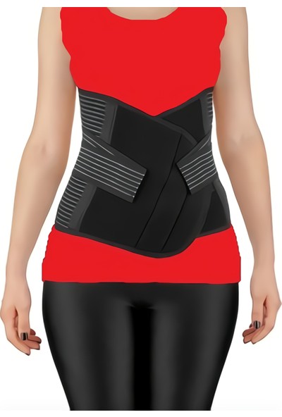 Raj Doğum Sonrası Balenli Korse Siyah/ten