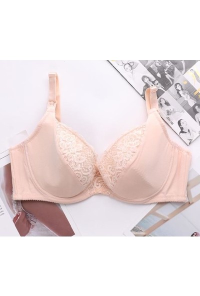 Vb Butik Bayan Pembe Pamuklu Kaplı Toparlayıcı Lohusa Emzirme Sütyeni