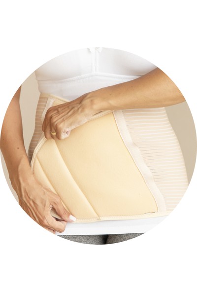 Mycey Doğum Sonrası inceltici ayarlanabilir Korse  l/xl Ten