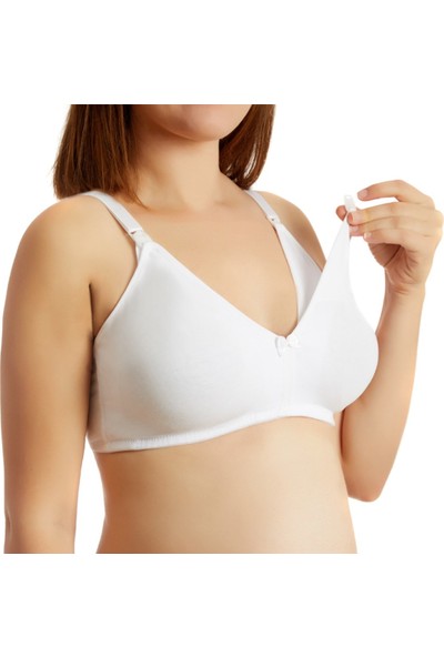 Funna Mamma Bella Emzirme Sütyeni Beyaz