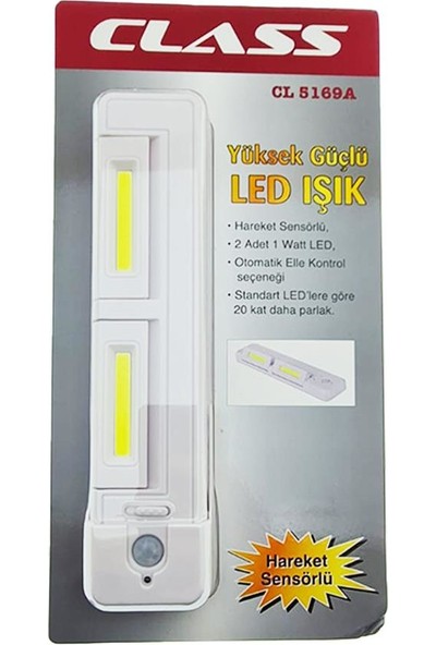 Class Hareket Sensörlü Dolap Içi LED Aydınlatma Sistemi Class CL-5169A