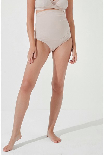 Penti Açık Pembe Mama Cover Highwaist Slip Külot Penti Açık Pembe Mama Cover Highwaist Slip Külot