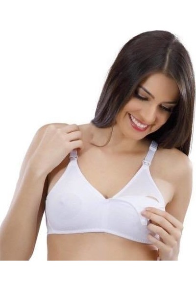 Bebegen Liza Beyaz Emzirme Sütyeni