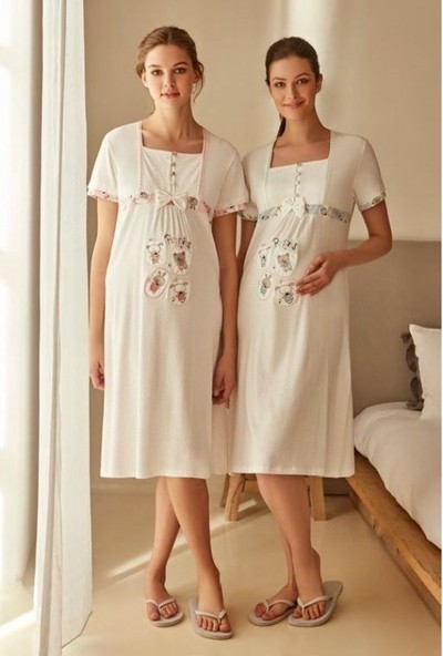 Feyza Lohusa Emzirme Gecelik