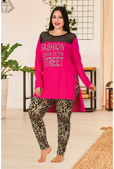 Modaicimde Büyük Beden Şık Body Pijama Takımı