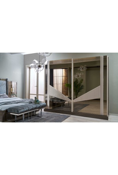 Cadde Yıldız Montana Sürgülü Gardrop