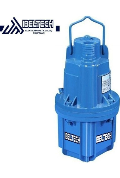 Staxx Power Ibeltech Çelik Gövdeli Titreşimli Dalgıç Su Pompası Dalgıç Motoru 1/2'' 35MT Su Çeker