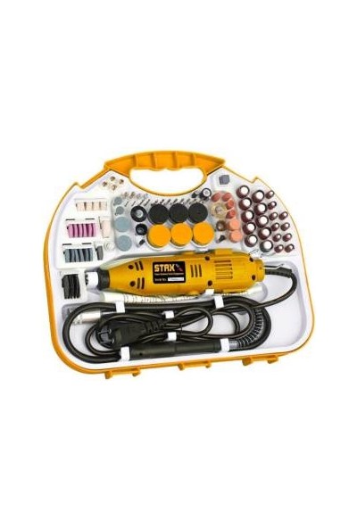 Staxx Power 300 Parça 400 Watt 60.000 Rpm 6 Kademe Devirli Hobi Gravür Taşlama Zımpara Çantalı Set Staxx Power 300 Parça 400 Watt 60.000 Rpm 6 Kademe Devirli Hobi Gravür Taşlama Zımpara Çantalı Set