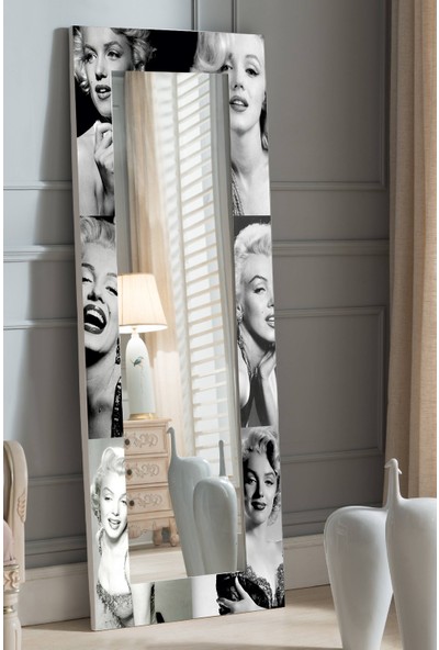 Hediyeler Kapında Marilyn Monroe Dekoratif Boy Aynası 150X60CM