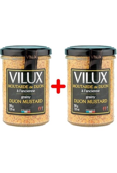 Vilux Hardal Grainy Taneli 200 gr x 2 Vilux Hardal Grainy Taneli 200 gr x 2