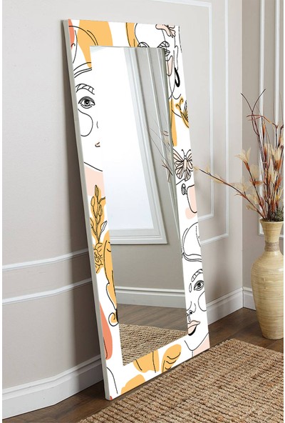 Hediyeler Kapında Minimal Silüet Dekoratif Boy Aynası 150X60CM