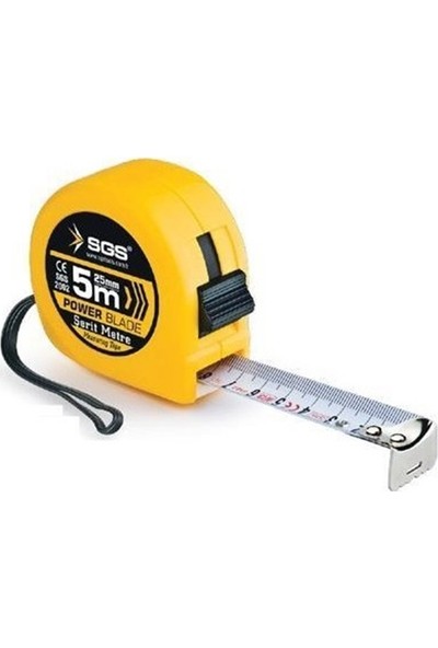 Sgs Çelik Şerit Metre 5X25 mm Sgs Çelik Şerit Metre 5X25 mm