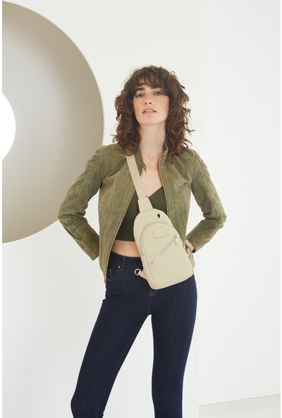 Fossil 05FS21Y215 Bej Capraz Canta